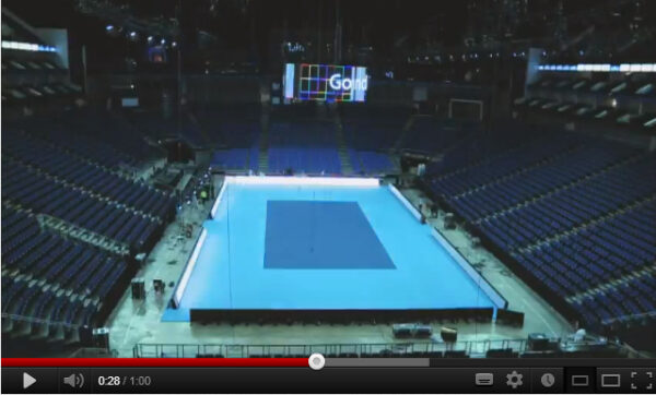 Time-lapse : L'O2 Arena passe en mode tennis pour le Barclays ATP World ...