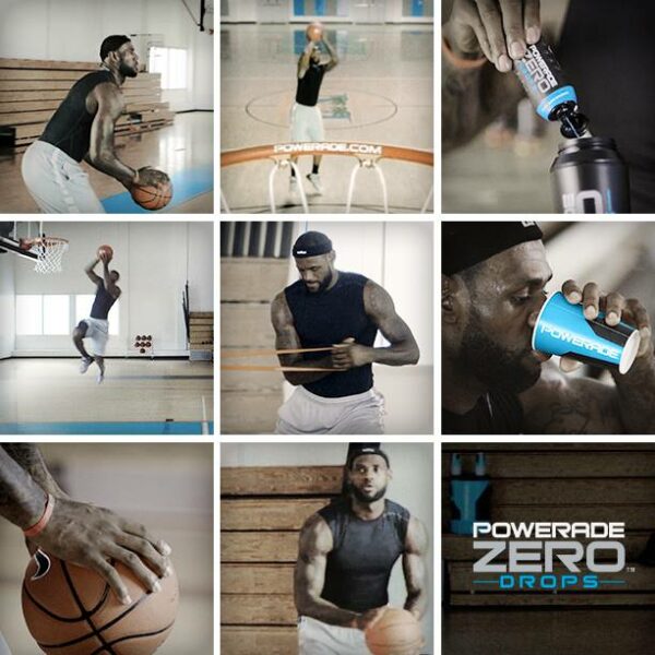 Vidéo Interactive d'une heure avec LeBron James et Powerade pendant un ...