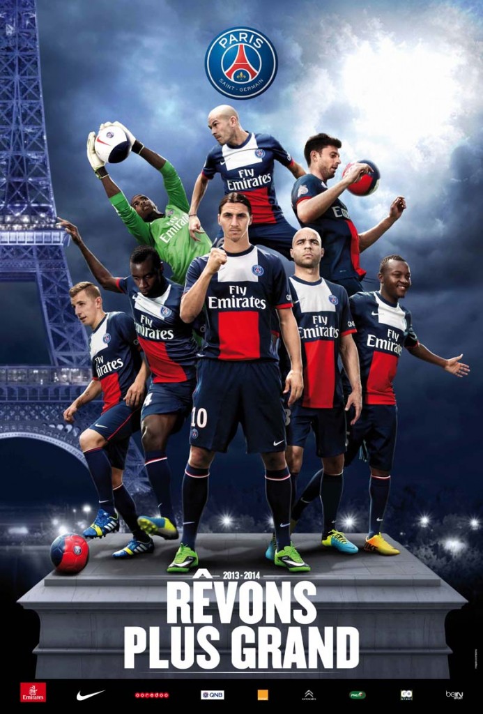 Le PSG lance une nouvelle campagne de communication sous la signature ...