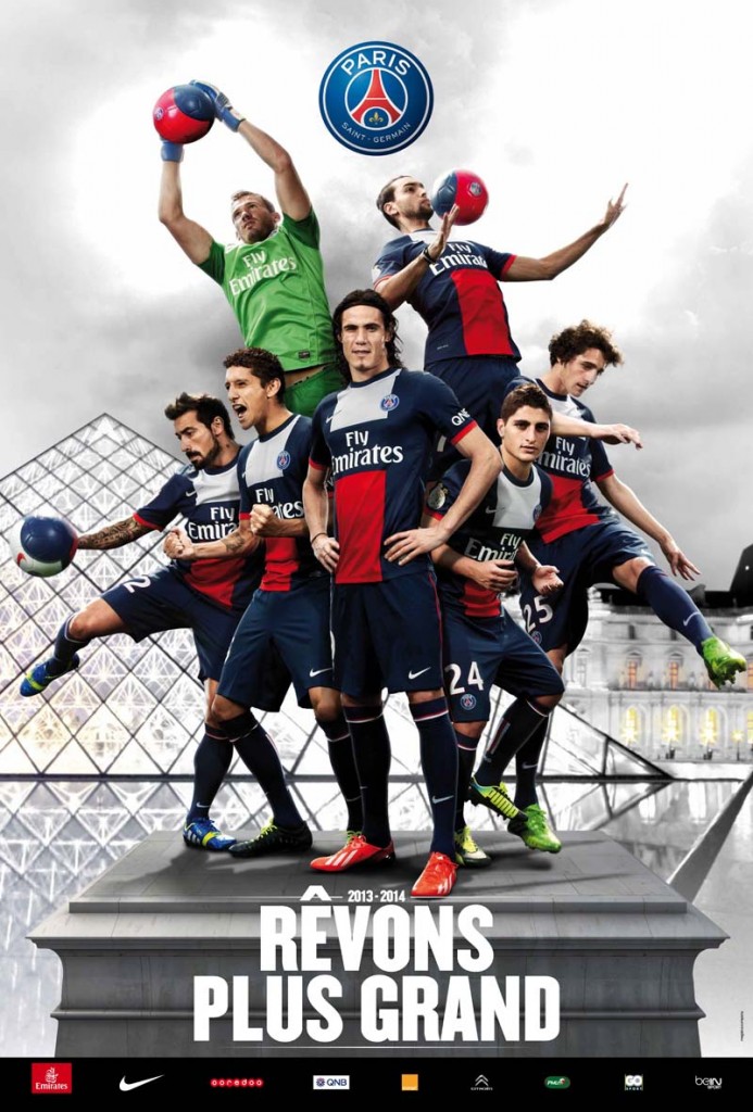 Le PSG lance une nouvelle campagne de communication sous la signature ...