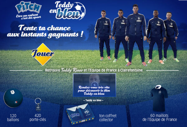 Teddy Riner et les Bleus réunis dans la nouvelle campagne pub de Pitch ...