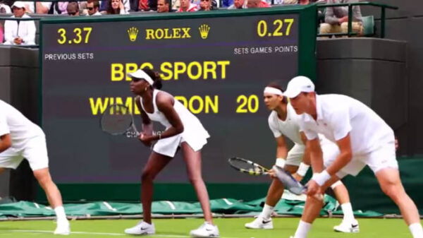 La BBC réunit les stars du tennis sur le Centre Court de Wimbledon pour ...