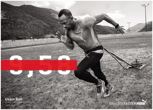 Puma se rebelle avec la campagne marketing "Forever Faster" (Usain Bolt ...