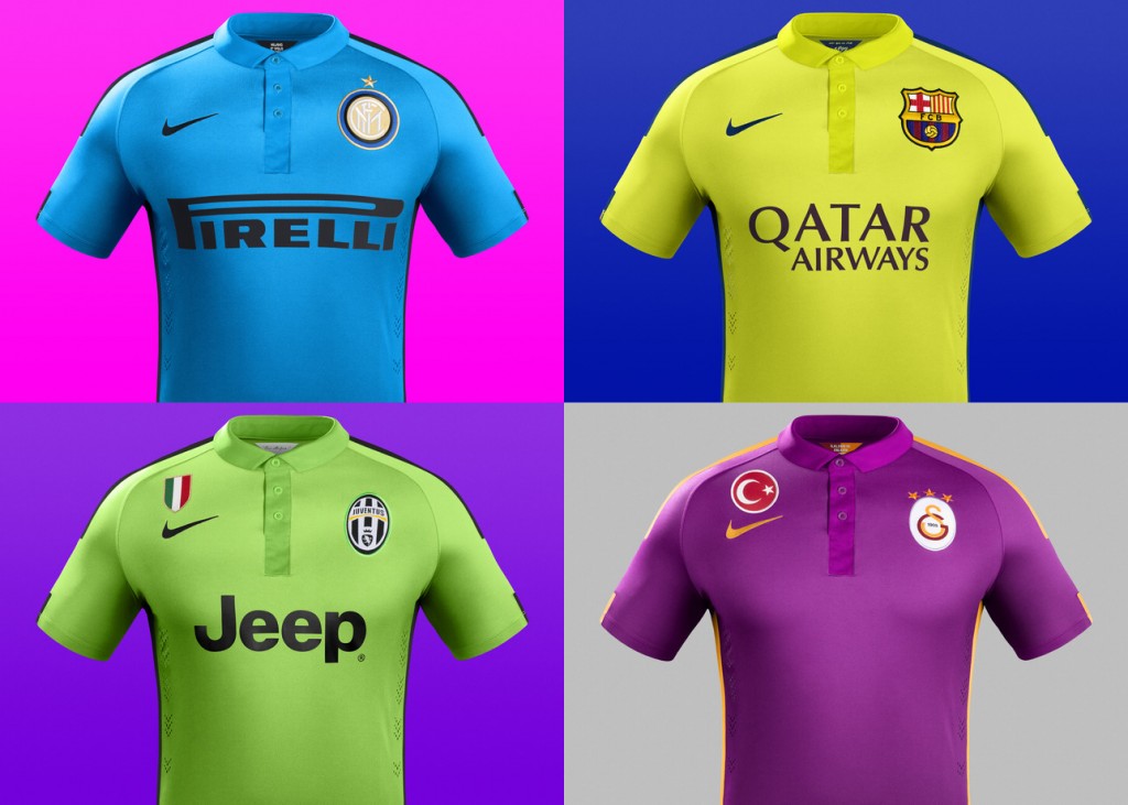 De la couleur pour les maillots third du FC Barcelone, de la Juve, de l ...