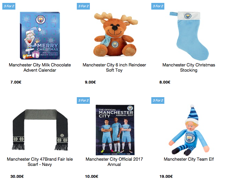 Manchester City lance sa campagne marketing dédiée à Noël - Sport Buzz ...