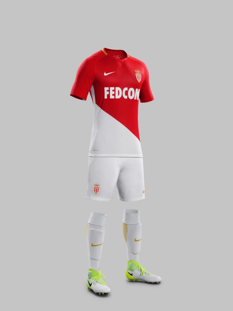 Voici le nouveau maillot domicile 2017-2018 de l'AS Monaco (Nike ...