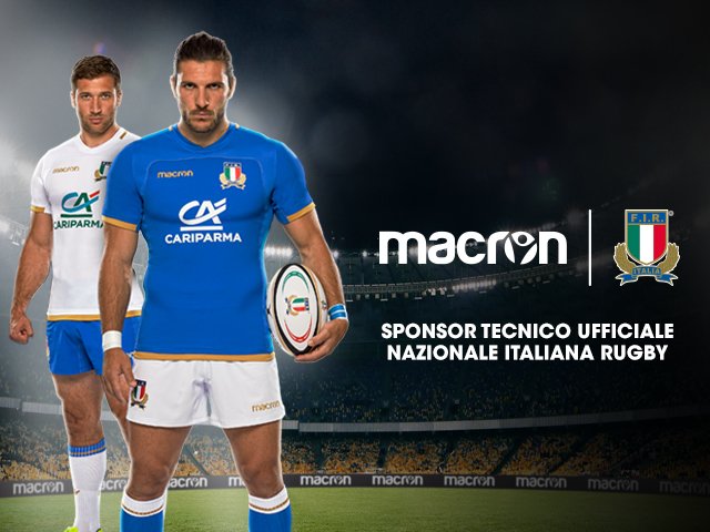 Rugby - Macron dévoile les nouveaux maillots de l'Italie ...