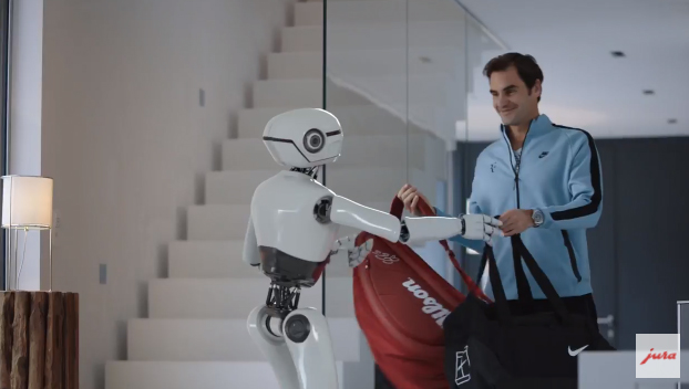Roger Federer dans la dernière publicité des machines à café Jura ...