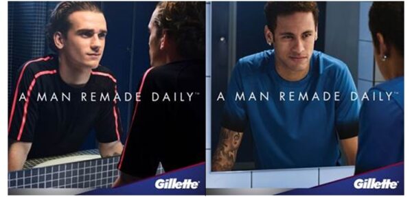 Gillette lance sa nouvelle campagne publicitaire avec Antoine Griezmann et Neymar - Sport Buzz ...