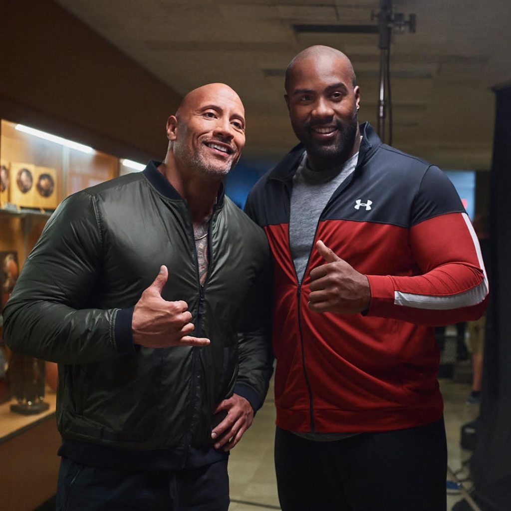 Dwayne "The Rock" Johnson et Teddy Riner dans la nouvelle campagne d ...