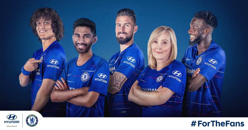 Chelsea officialise l'arrivée de Hyundai comme sponsor sur la manche de ...