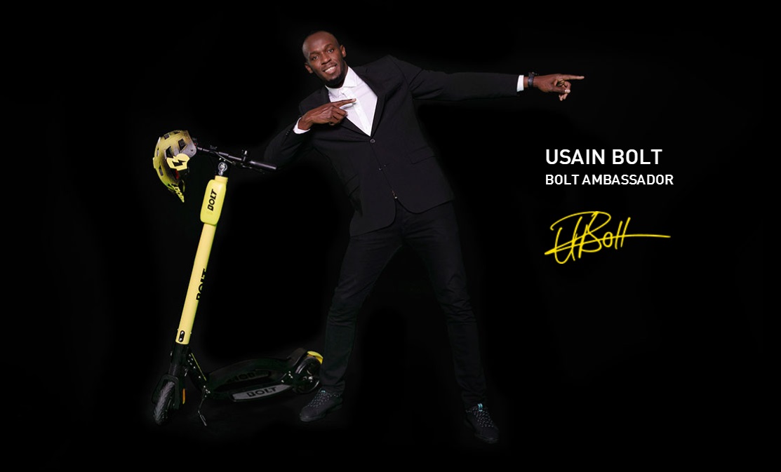 Usain Bolt se lance dans le business des trottinettes en libre-service ...