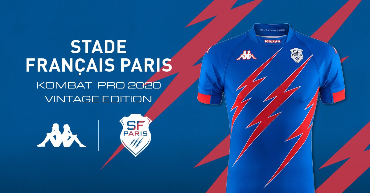Rugby : Kappa ressuscite le maillot vintage "éclairs rouges" du Stade ...