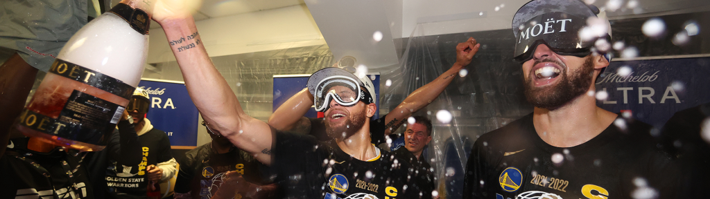 NBA Finals 2022 : Moët & Chandon, Michelob Ultra, Curry Brand.... Les ...