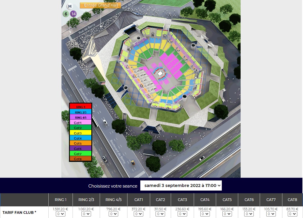 UFC Paris 2022 - Le prix des places pour l'évènement organisé le 3 ...