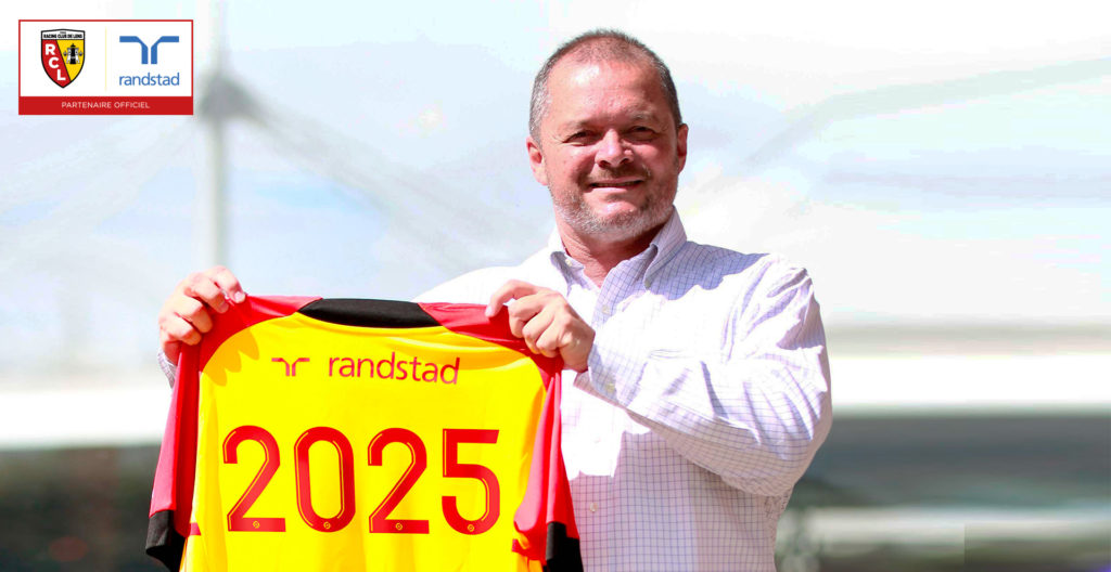 Randstad, nouveau partenaire du Racing Club de Lens, célèbre les ...
