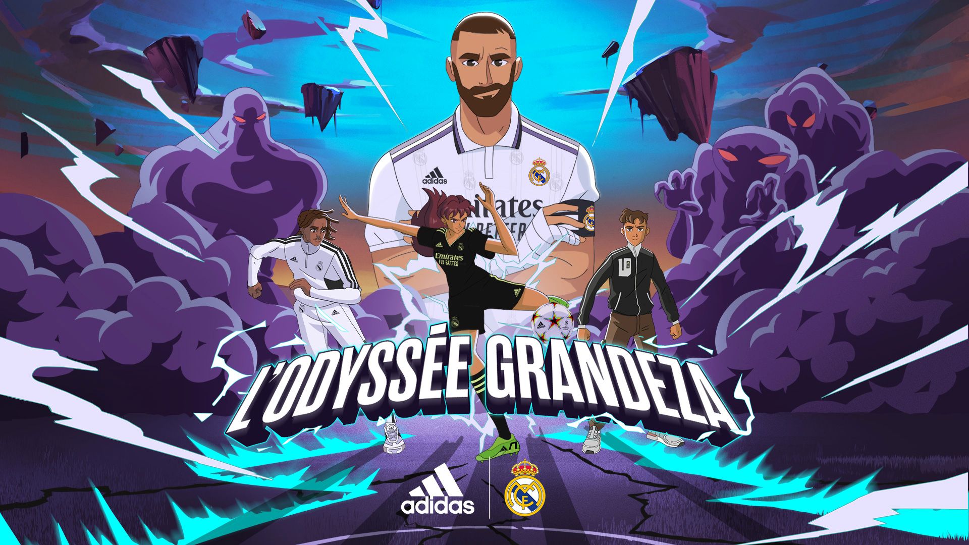 adidas dévoile "L'Odyssée Grandeza", un "manga" avec Karim Benzema ...
