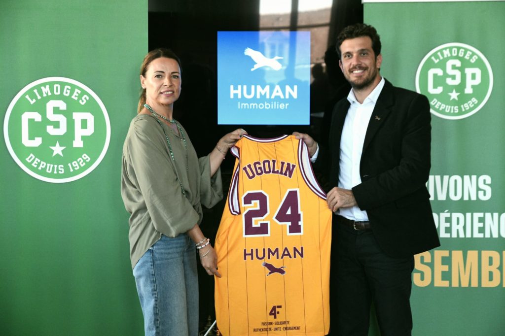 Basket - Human Immobilier nouveau sponsor au dos du maillot du Limoges ...