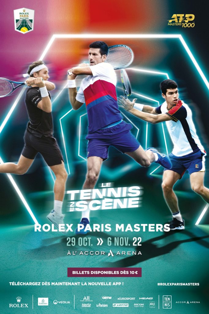 Tennis – Le prize money et les sponsors du Rolex Paris Masters 2022 ...