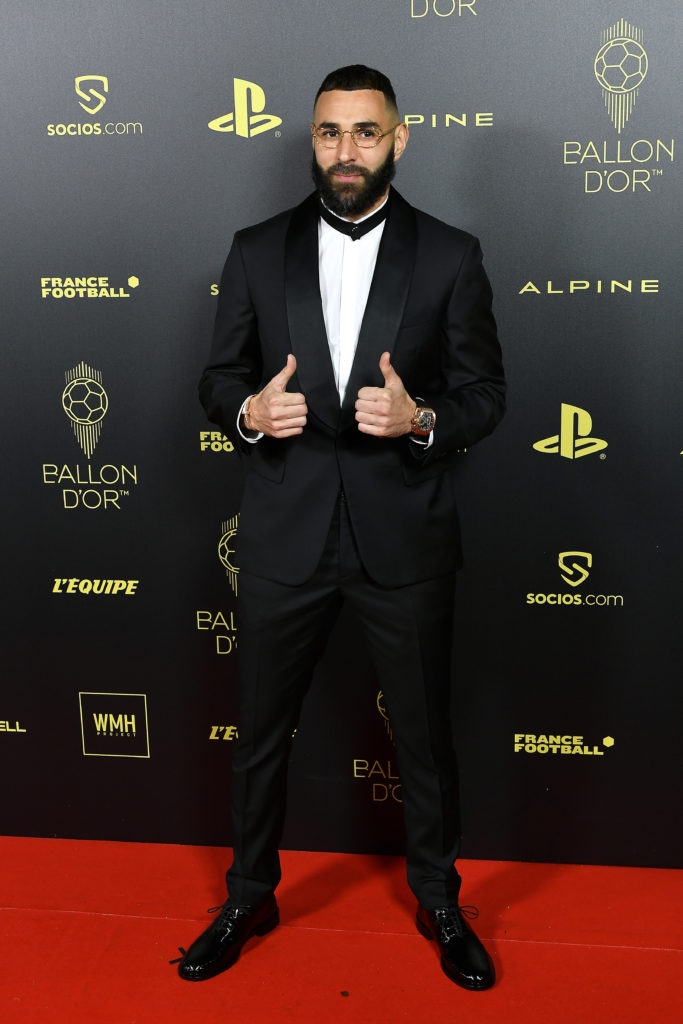 Ballon d'Or 2022 - Karim Benzema fait briller les marques Fendi, Jean ...