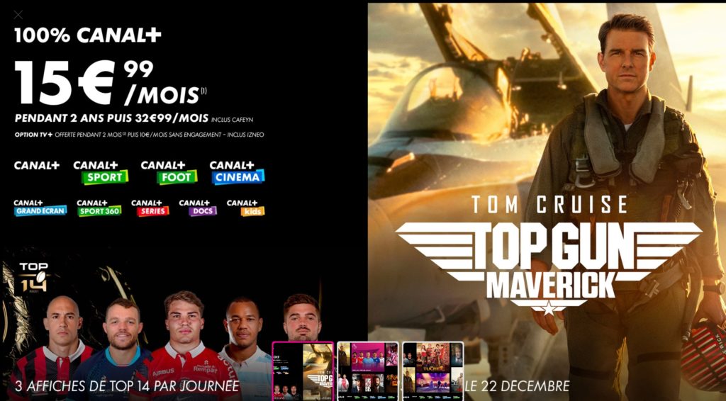 Bon Plan : L'offre d'abonnement "100% CANAL+" proposée à 15,99€ par mois pendant 2 ans jusqu'au ...