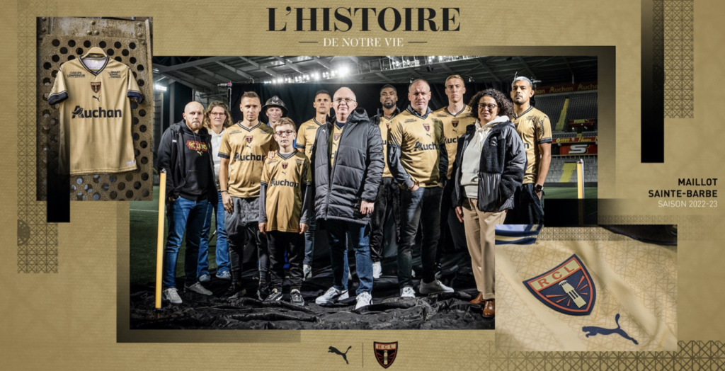 Puma et Lens fêtent la Sainte-Barbe avec un maillot collector - Sport ...