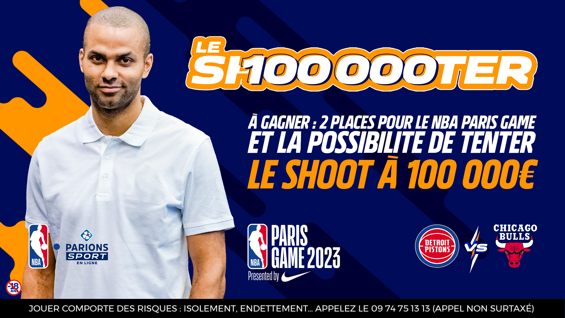 NBA Paris Game 2023 : ParionsSport offre un shoot à 100 000€ sur le ...