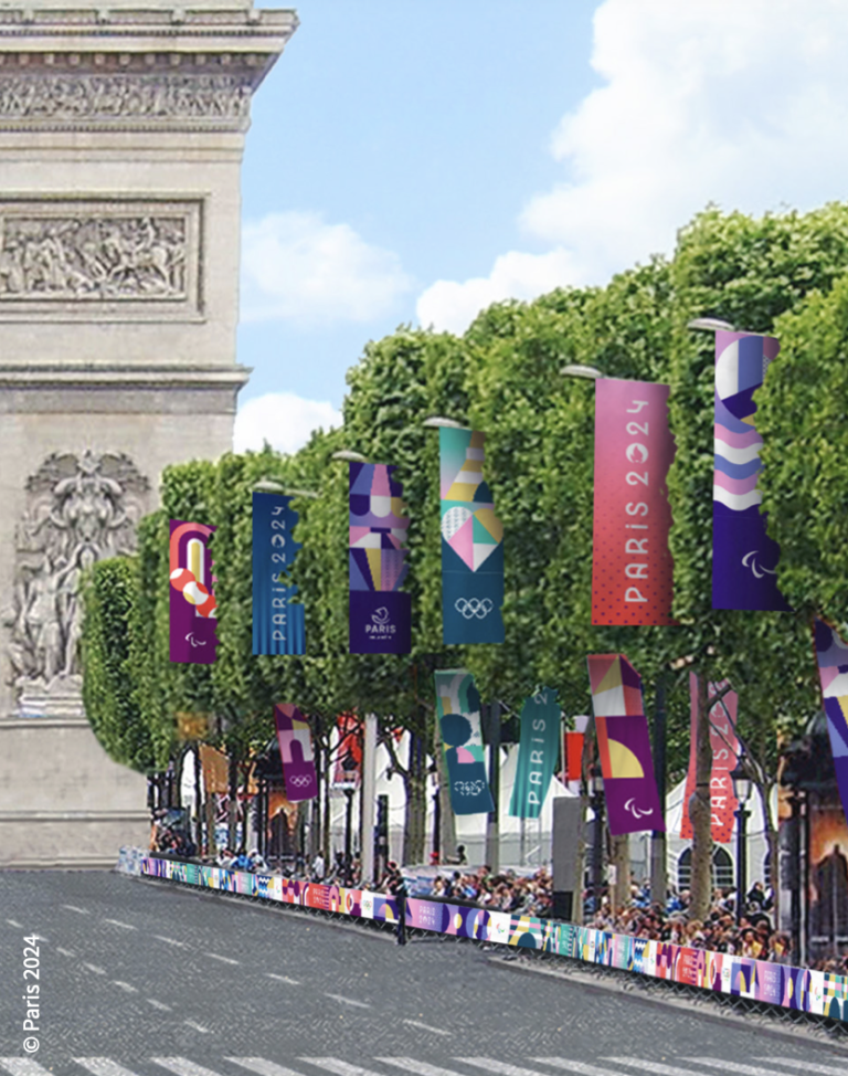 Paris 2024 dévoile le logo des disciplines (pictogrammes) et le look visuel des JO - Sport Buzz ...