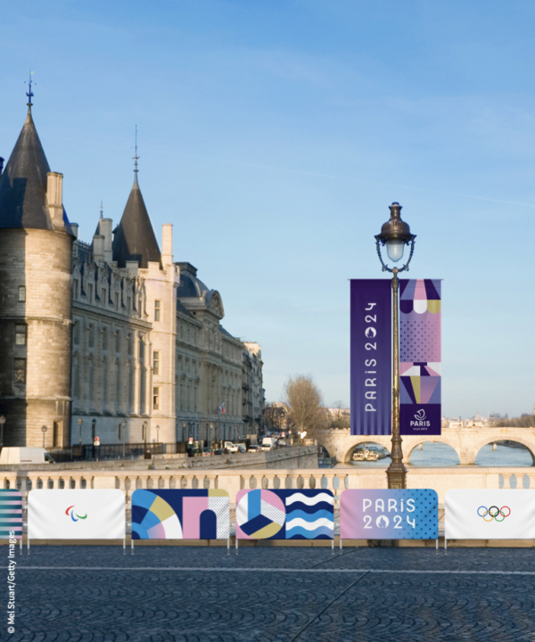 Paris 2024 dévoile le logo des disciplines (pictogrammes) et le look visuel des JO - Sport Buzz ...