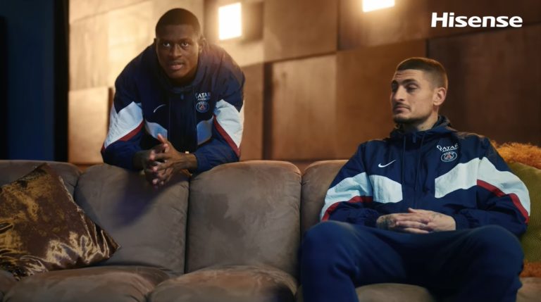 La nouvelle publicité de Hisense avec les joueurs du Paris Saint ...