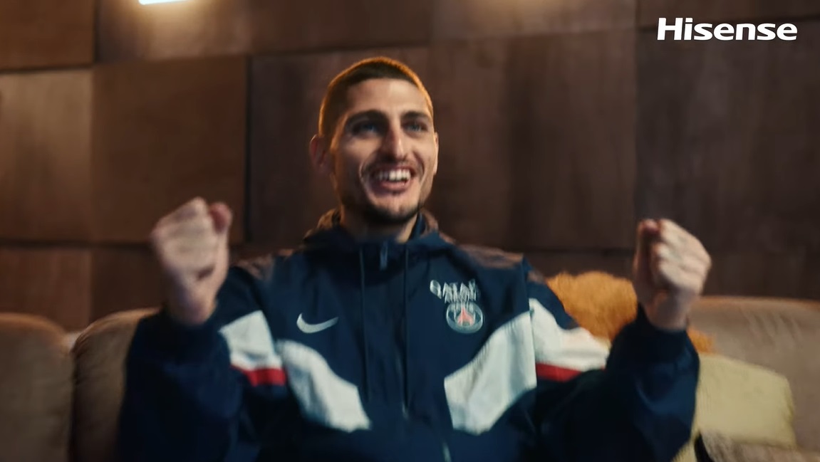 La nouvelle publicité de Hisense avec les joueurs du Paris Saint ...