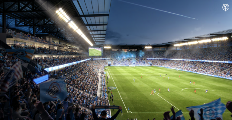 MLS - New York City FC dévoile quelques visuels de son nouveau stade à ...