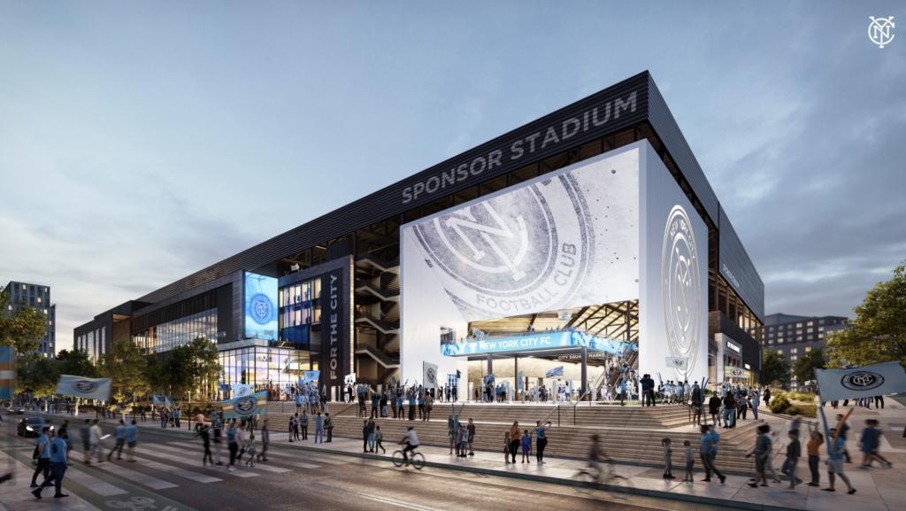 MLS - New York City FC dévoile quelques visuels de son nouveau stade à ...