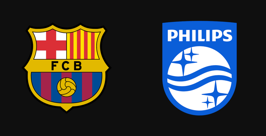 Philips nouveau sponsor du FC Barcelone et présent sur la manche des ...