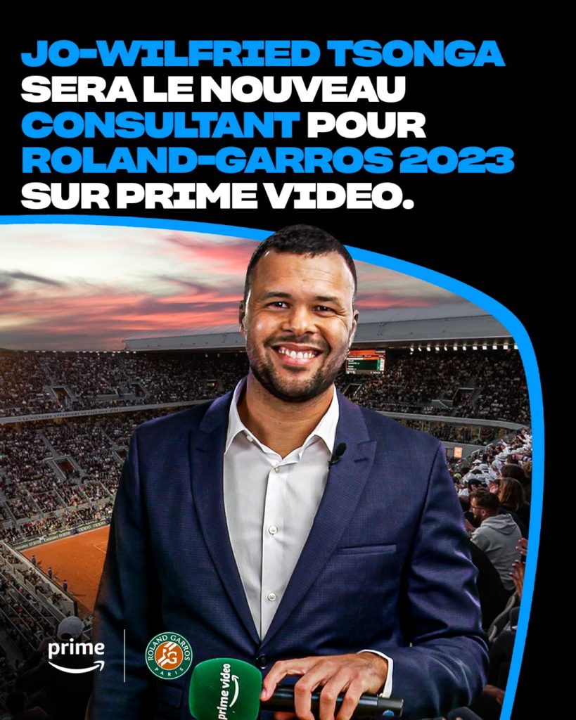 Roland-Garros 2023 - Jo-Wilfried Tsonga nouveau consultant pour Amazon Prime Video - Sport Buzz ...