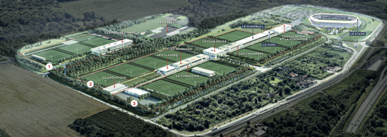 Visite du nouveau centre d'entraînement du PSG à Poissy (vidéo drone et ...