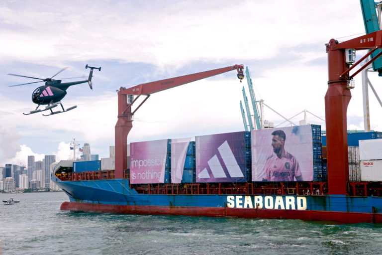 adidas célèbre Lionel Messi avec une activation au port de Miami ...