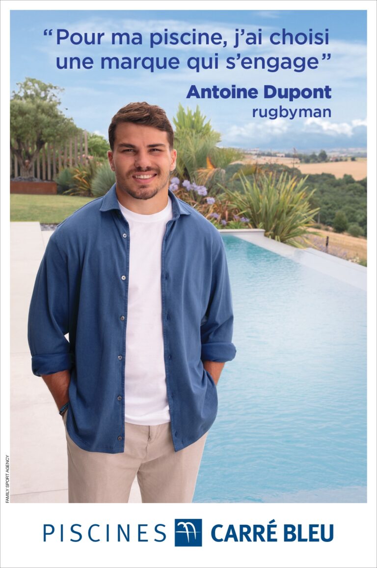 Rugby - Antoine Dupont nouvel ambassadeur de Piscines Carré Bleu ...
