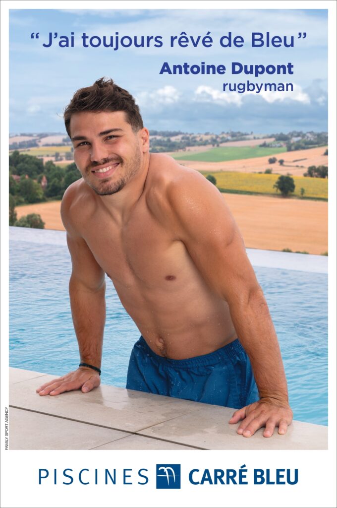Rugby - Antoine Dupont nouvel ambassadeur de Piscines Carré Bleu ...