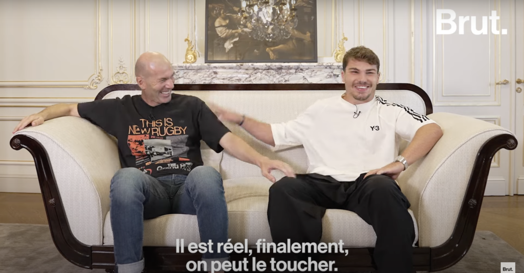 Quand Zidane rencontre Dupont pour Brut, le coup de pub génial d'adidas - Sport Buzz Business