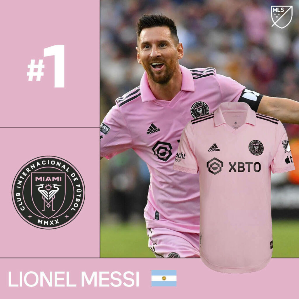 Merchandising - Lionel Messi en tête des ventes des maillots MLS en ...