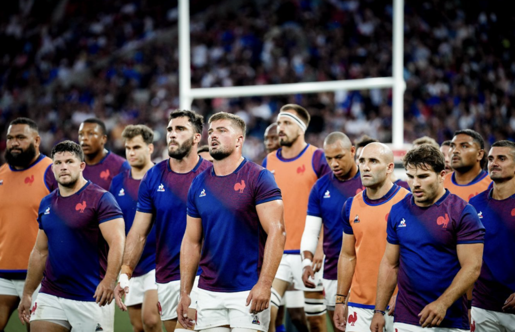 Coupe du Monde de Rugby 2023 : 1 946 clubs amateurs présents sur le maillot d’échauffement du XV ...