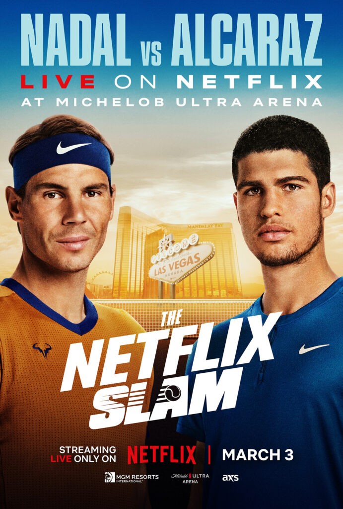 Après le golf, Netflix va diffuser un match de tennis en direct entre ...