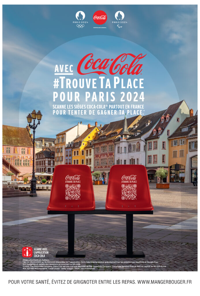 Paris 2024 - Coca-Cola lance la campagne "Trouve ta place" et offre 8 ...