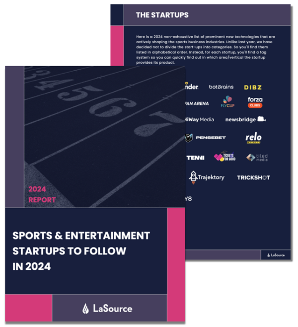 Les 38 startups du sport business à surveiller en 2024 selon l'agence LaSource - Sport Buzz Business