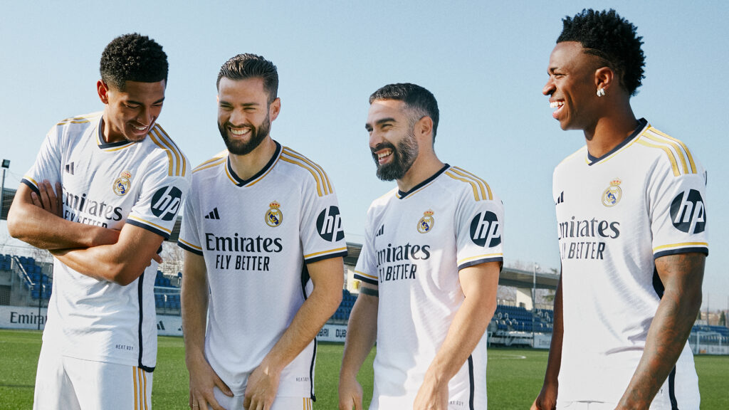 Sponsoring - Le Real Madrid officialise l'arrivée de HP sur la manche ...