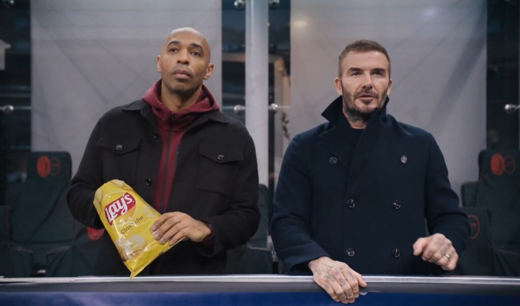 Lay's récompense les détenteurs de chips au stade et met en scène Thierry Henry et David Beckham ...