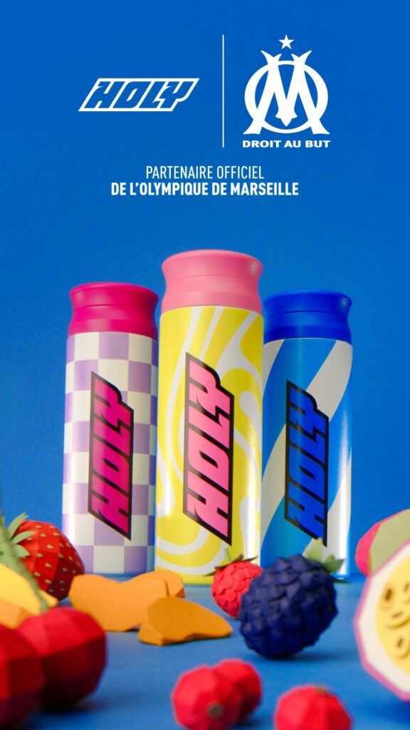 La marque de boissons "Holy" nouveau Partenaire Officiel de l'Olympique ...
