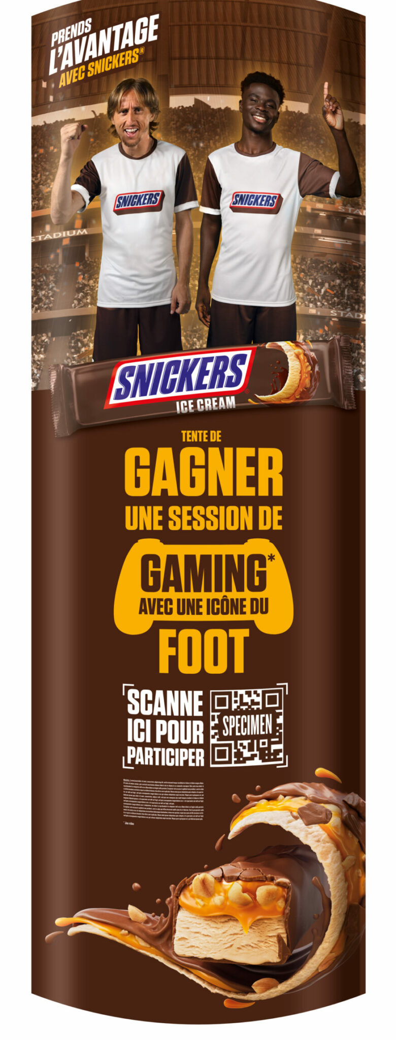 Snickers mise sur les footballeurs Luka Modric et Bukayo Saka pour sa ...