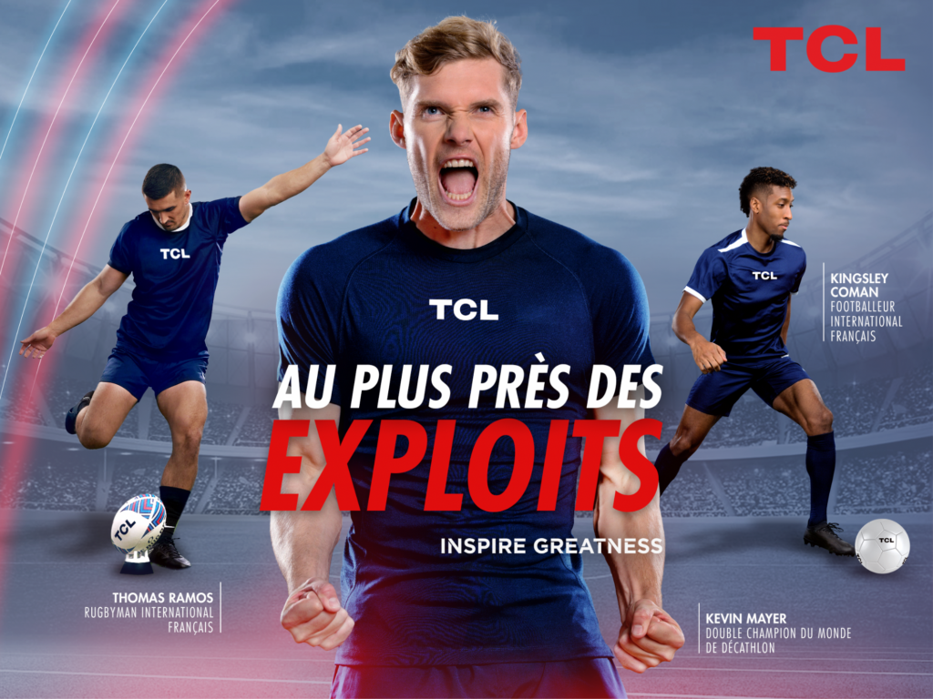 TCL dévoile son nouveau spot publicitaire avec Kevin Mayer, Kingsley Coman et Thomas Ramos ...